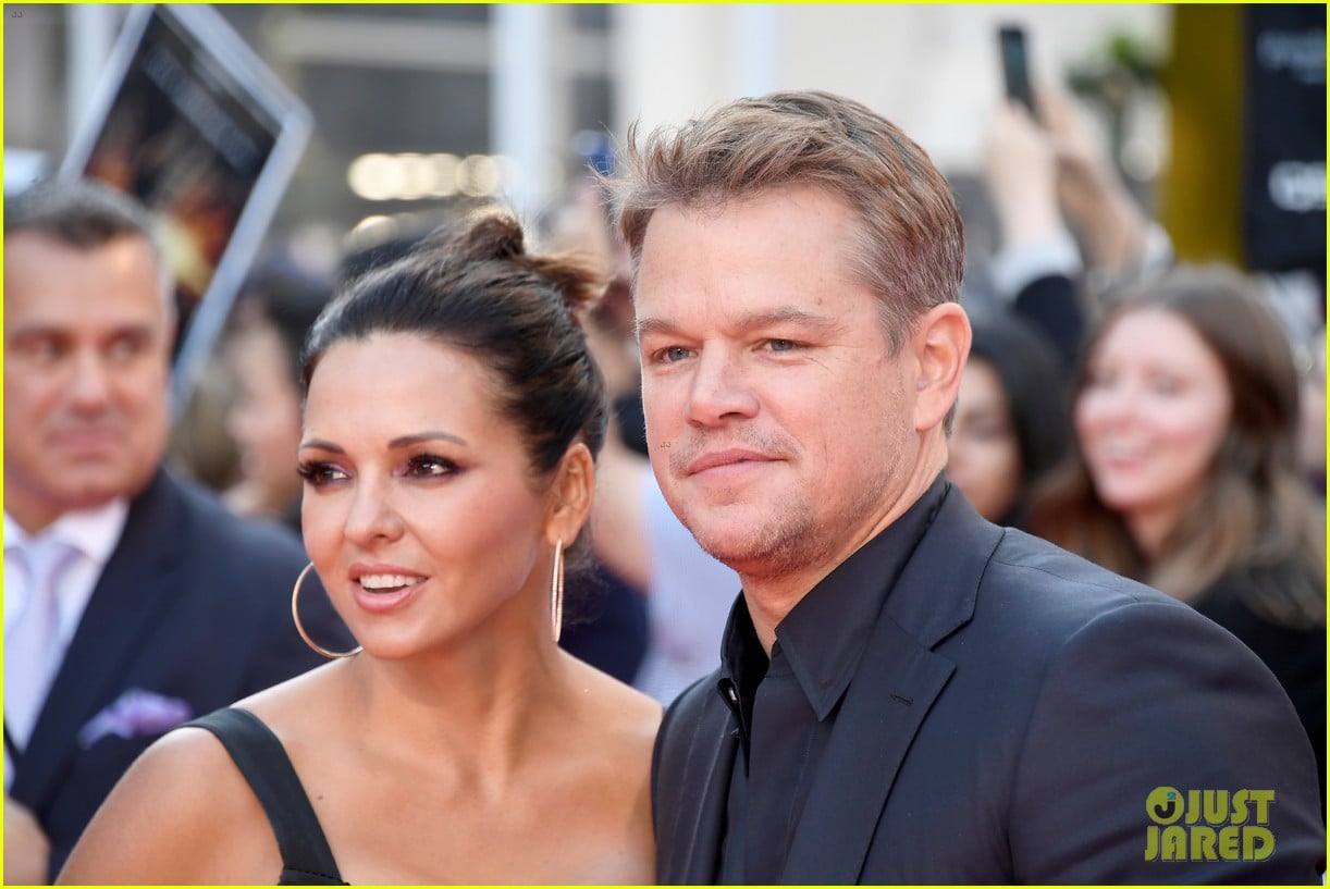 Matt Damon, Caitriona Balfe, & Christian Bale Premiere 'Ford v Ferrari ...