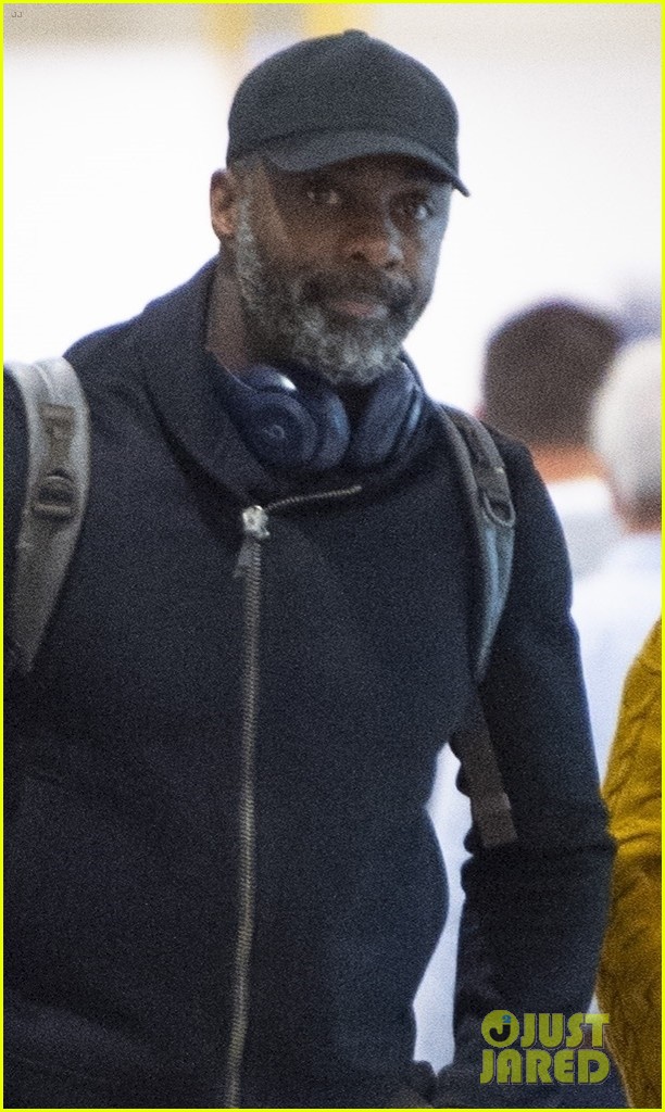 Idris Elba & Wife Sabrina Dhowre Arrive for Their Flight Out of JFK ...
