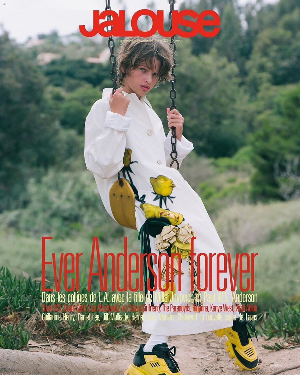Milla Jovovich's Daughter, Ever Anderson, Makes Magazine Cover Debut ...
