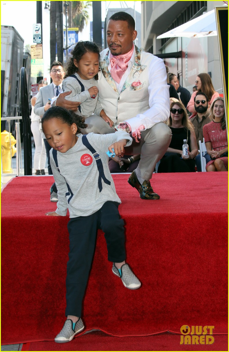 Terrence Howard's Kids Steal the Show at His Hollywood Walk of Fame ...