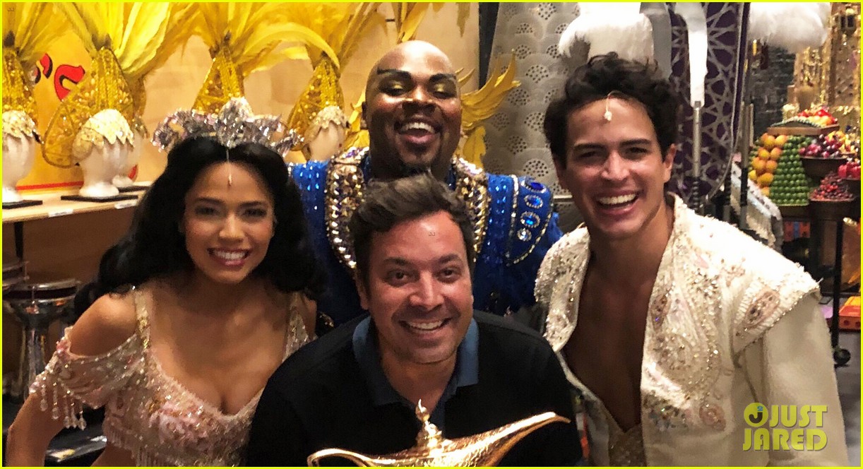 Jimmy Fallon Goes Backstage at Aladdin on Broadway!: Photo 4352512 ...