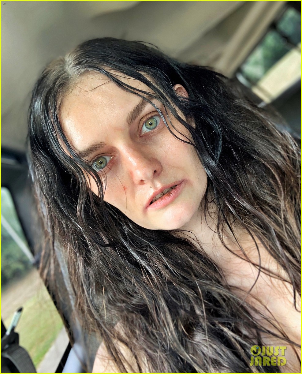 Lydia Hearst Looks Unrecognizable On The Set Of Root Letter Photo