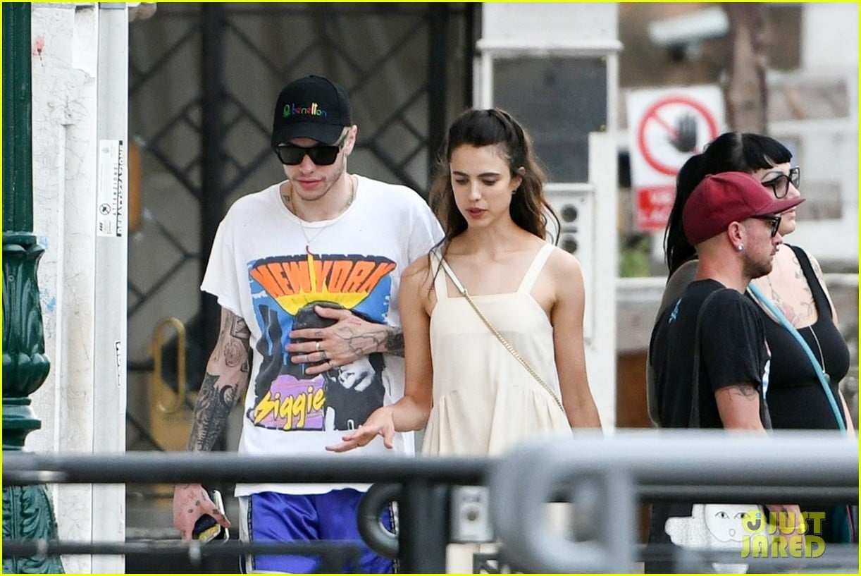 Pete Davidson & Margaret Qualley Hold Hands While Sightseeing in Venice ...