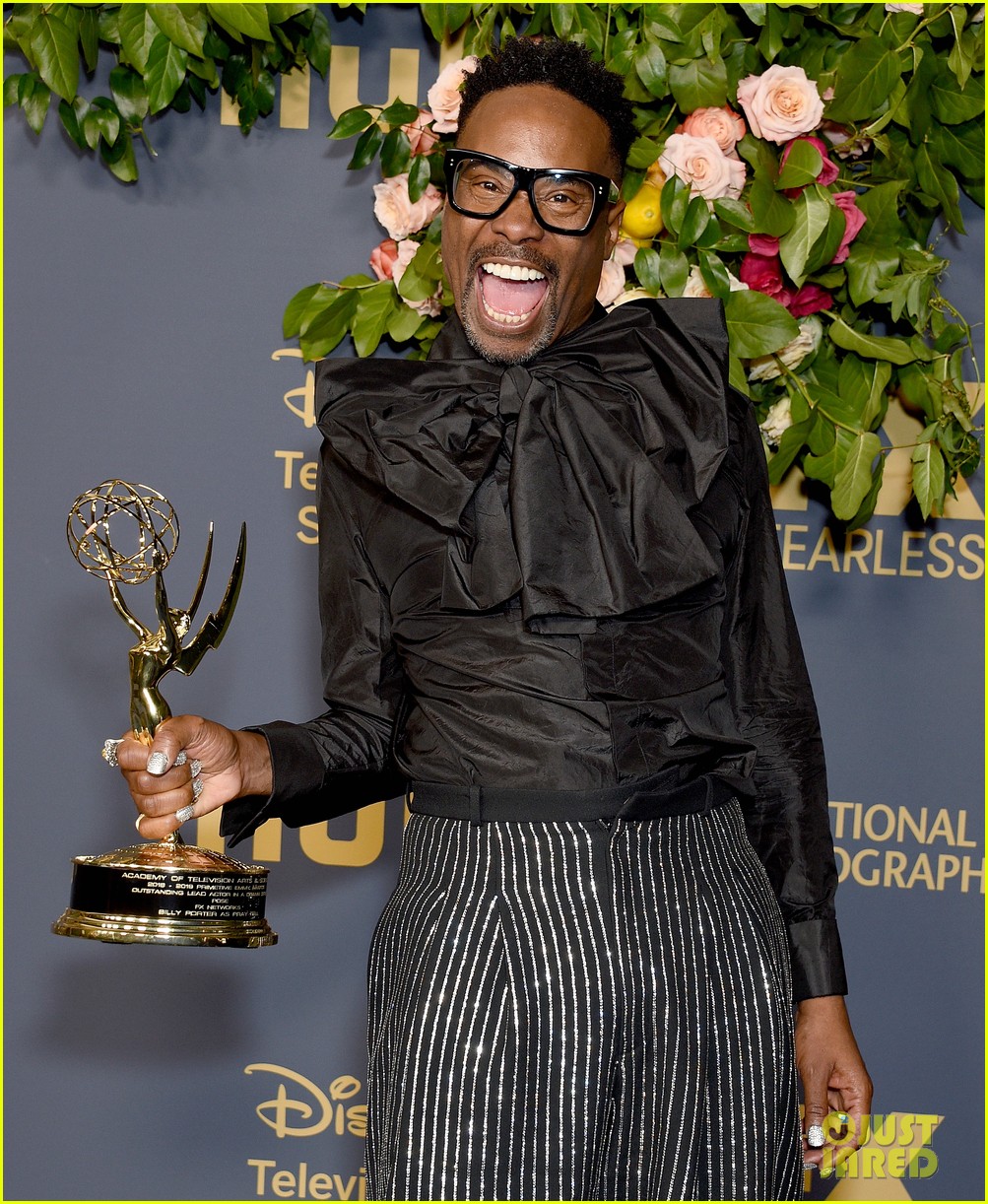 Billy Porter Celebrates History-Making Win at Disney's Emmy Awards ...