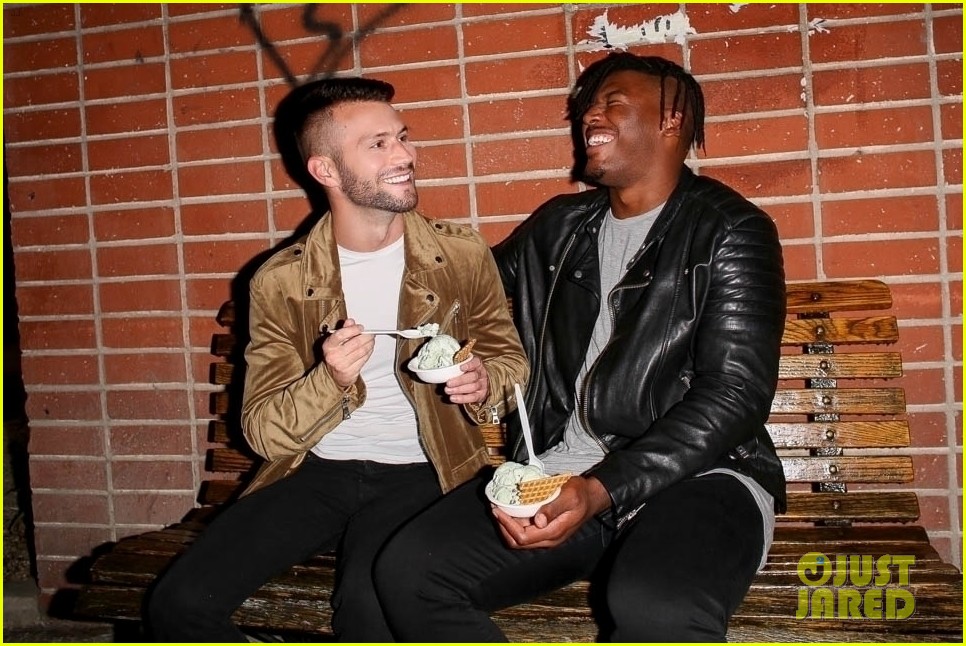 NFL Star Ryan Russell & Boyfriend Corey O'Brien Get Ice Cream Together ...