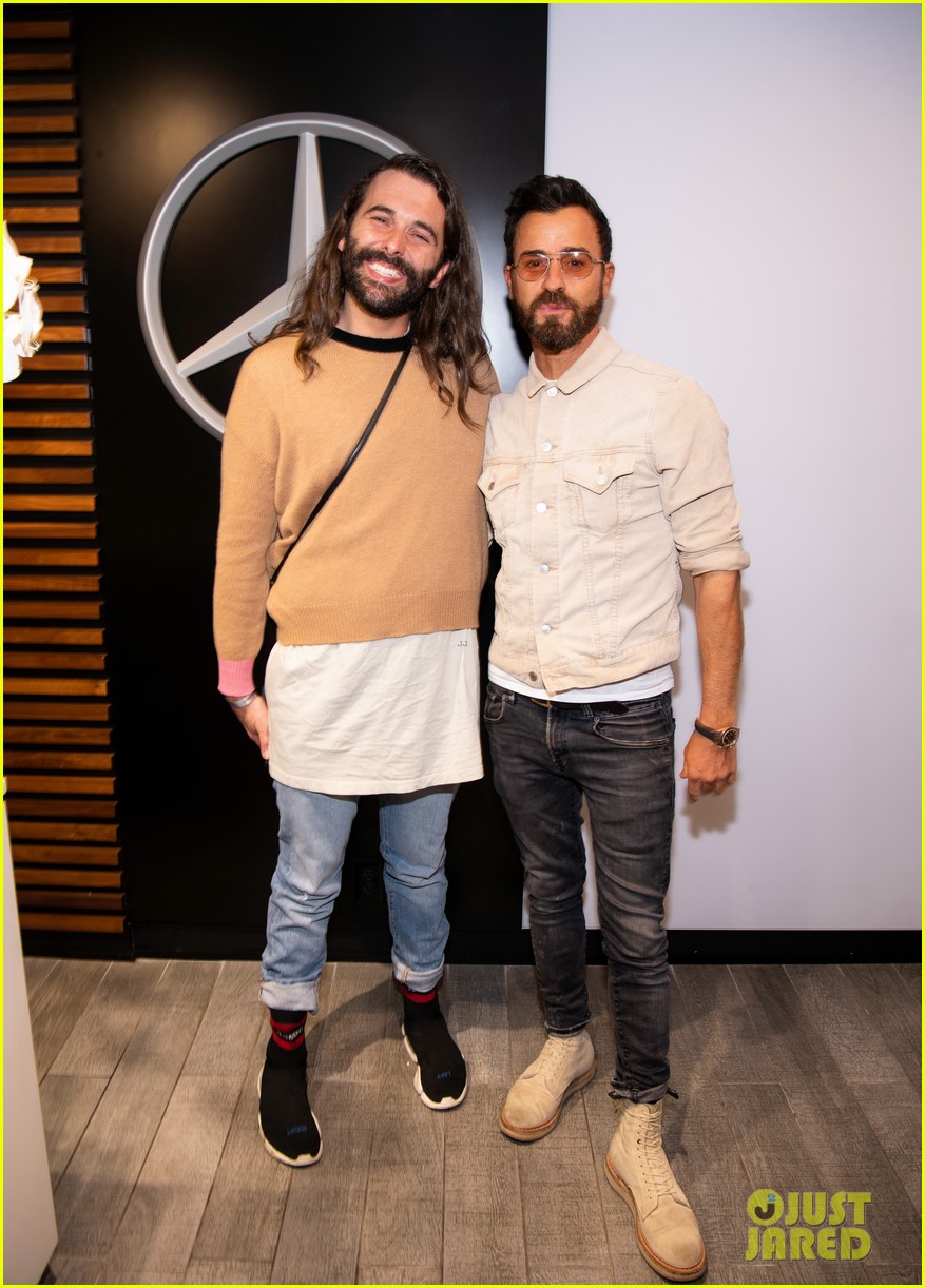 Justin Theroux & Jonathan Van Ness Hang Out at U.S. Open 2019!: Photo ...