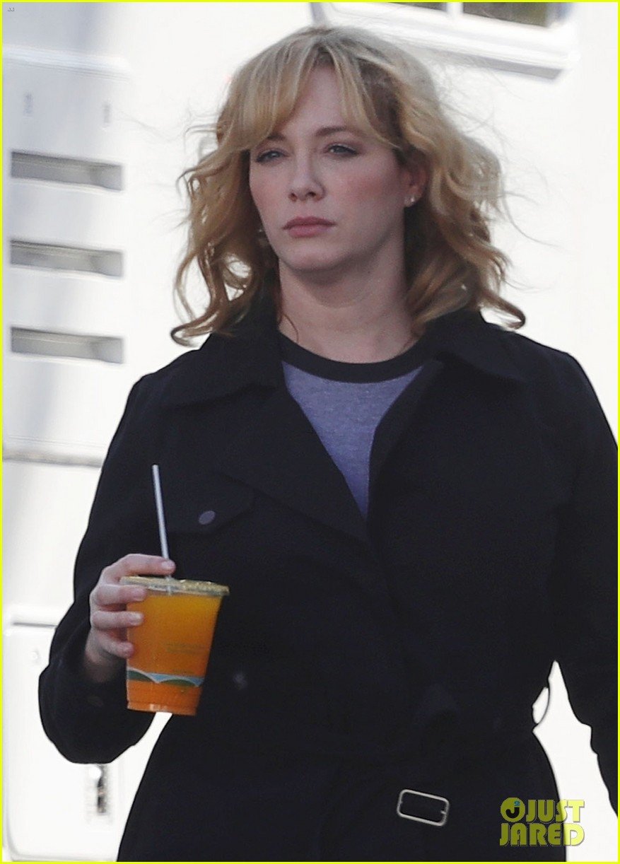 Newly Single Christina Hendricks Takes Her Dog for Morning Walk: Photo ...