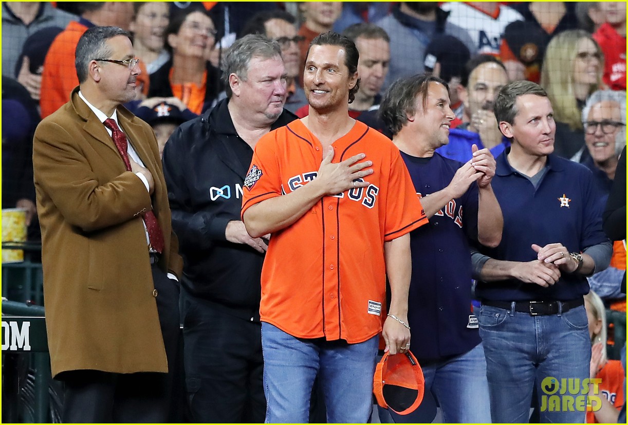 Matthew McConaughey Cheers On Houston Astros at World Series 2019 ...