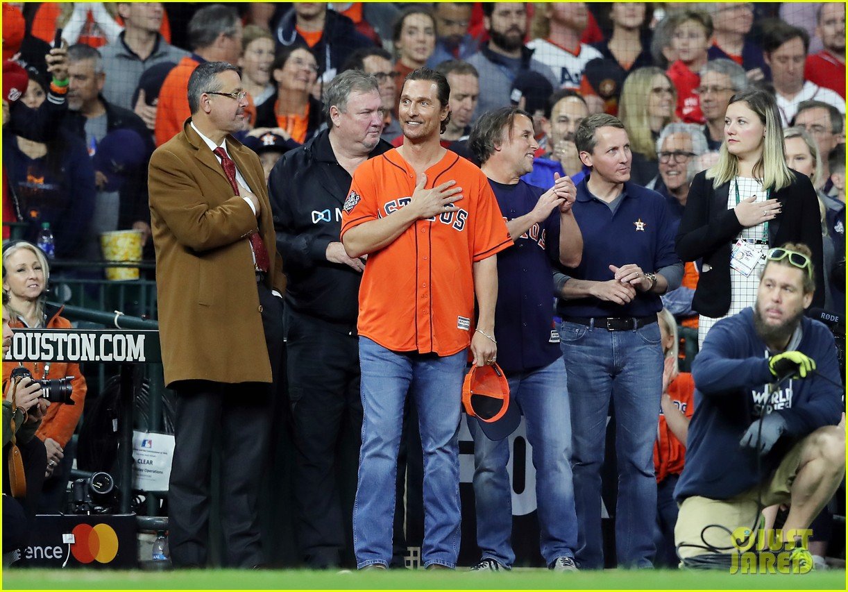 Matthew McConaughey Cheers On Houston Astros at World Series 2019 ...