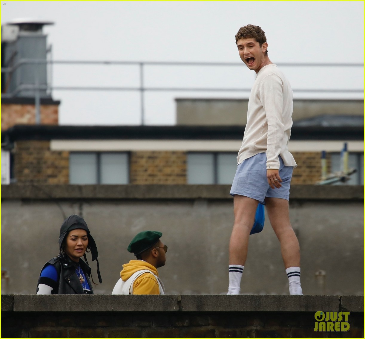 Rafferty Law Wears His Underwear on 'Oliver Twist' Remake Set with Rita ...