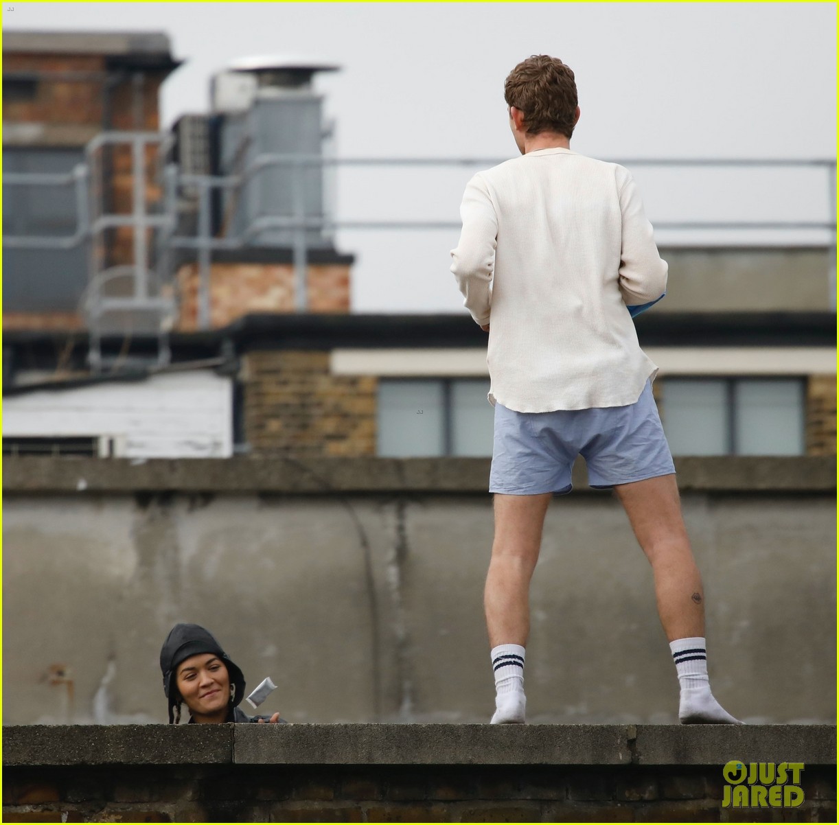 Rafferty Law Wears His Underwear on 'Oliver Twist' Remake Set with Rita ...