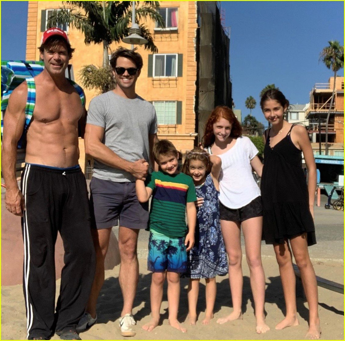 Andrew Rannells & Boyfriend Tuc Watkins Show Off Hot Bodies at the ...