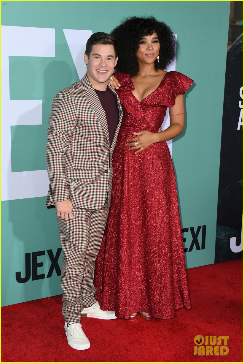 Adam Devine & Alexandra Shipp Step Out for 'Jexi' Premiere: Photo ...