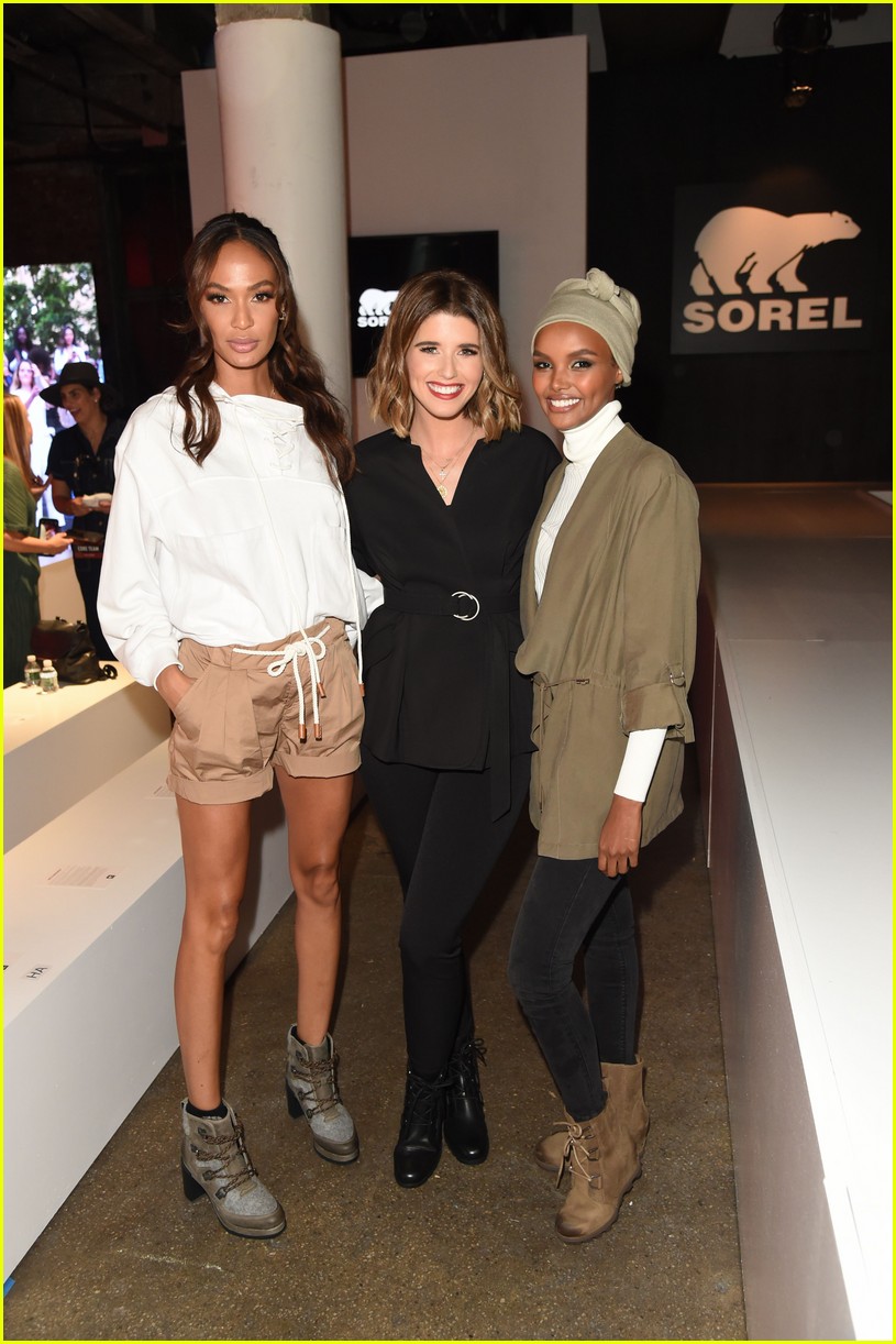 Katherine Schwarzenegger, Joan Smalls & Halima Aden Sit Front Row at ...