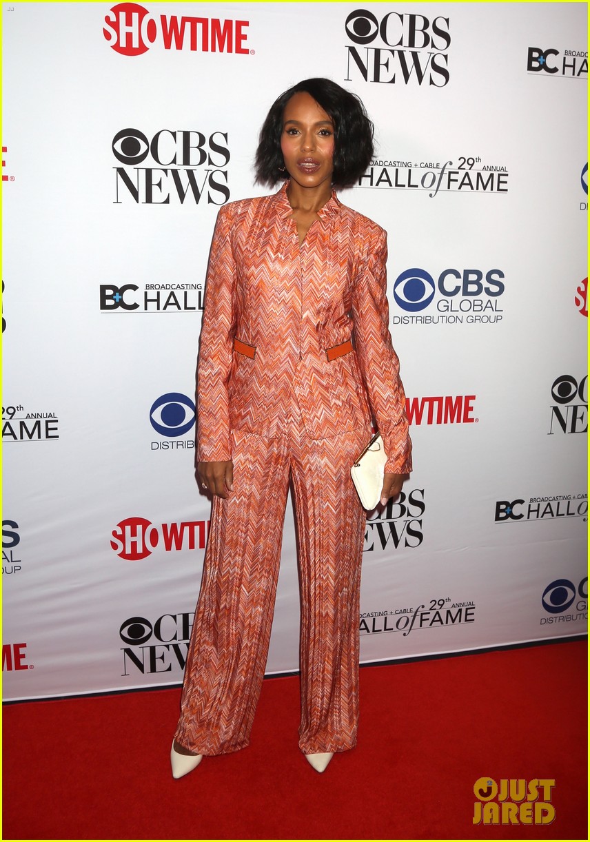 Kerry Washington Works the Red Carpet at Broadcasting & Cable's Hall of ...