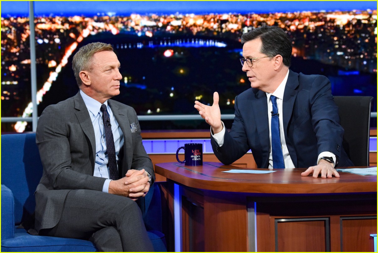 Photo: daniel craig colbert late show 01 | Photo 4392706 | Just Jared ...
