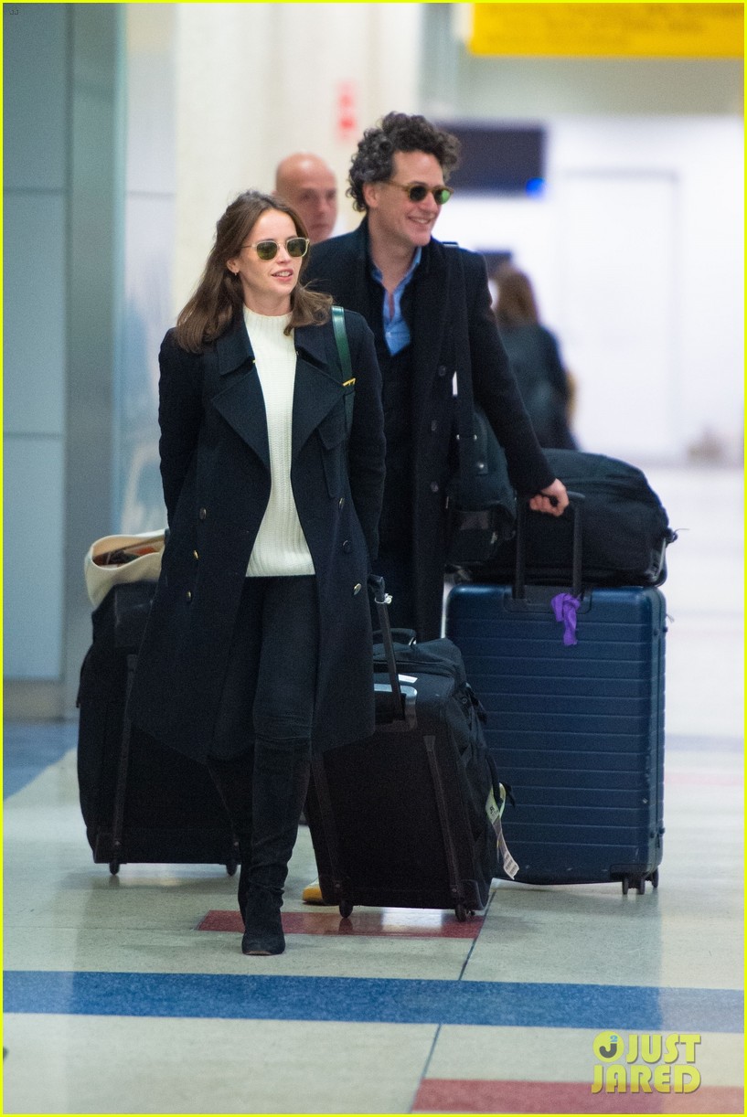 Felicity Jones & Husband Charles Guard Make Rare Public Appearance at ...