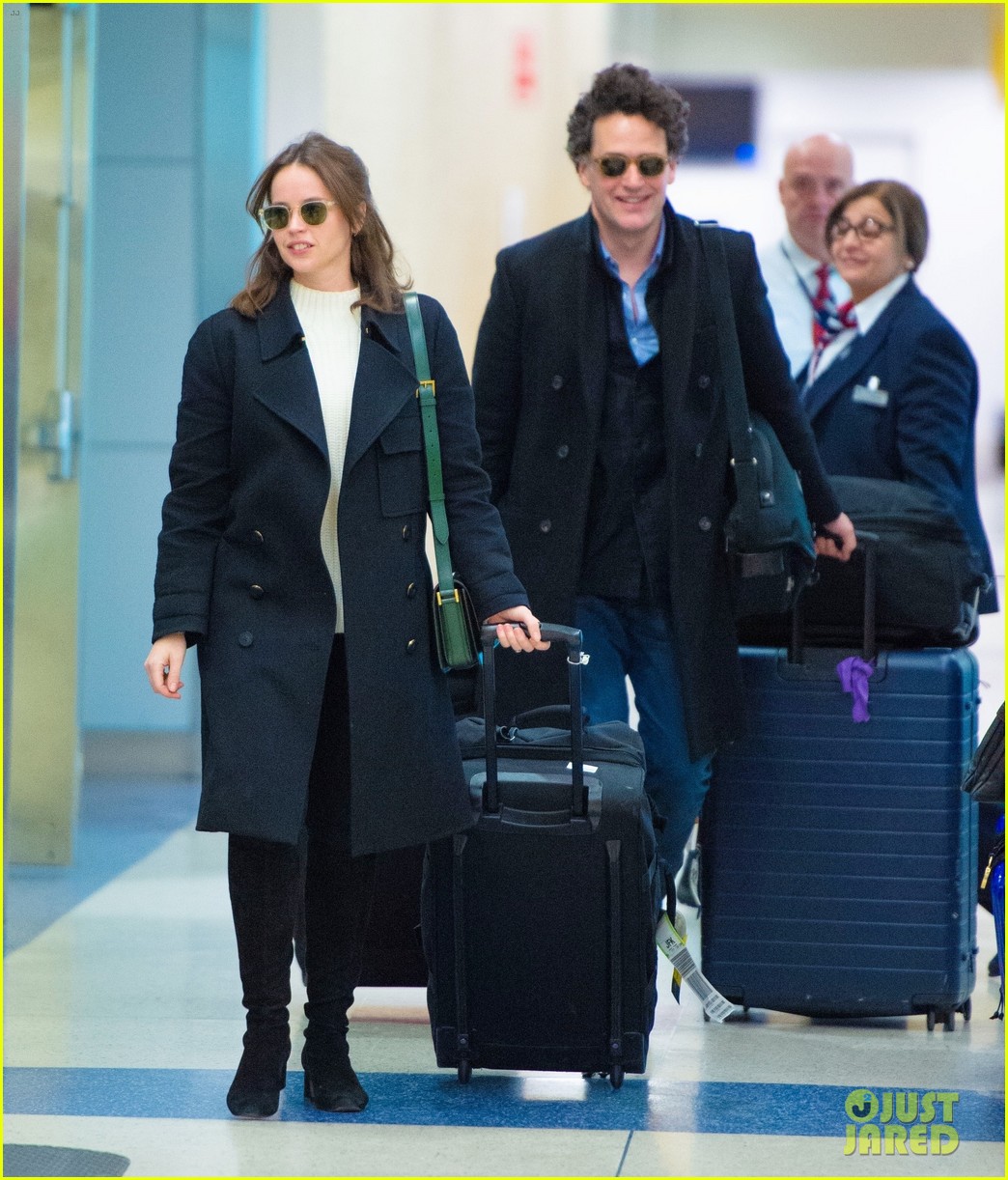 Felicity Jones & Husband Charles Guard Make Rare Public Appearance at ...