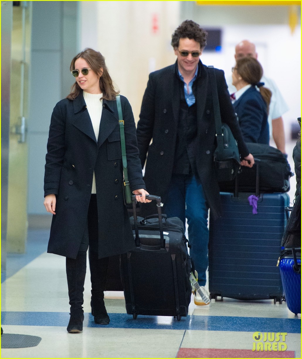 Felicity Jones & Husband Charles Guard Make Rare Public Appearance at ...