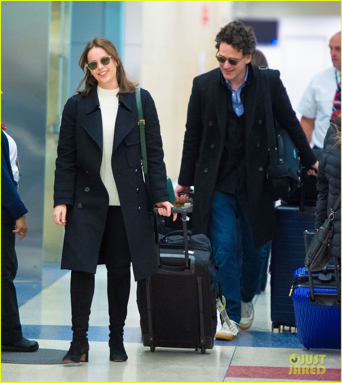 Felicity Jones & Husband Charles Guard Make Rare Public Appearance at ...