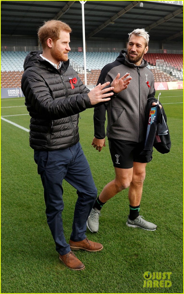 Prince Harry Teams Up With Rugby Star Gareth Thomas to Raise Awareness ...