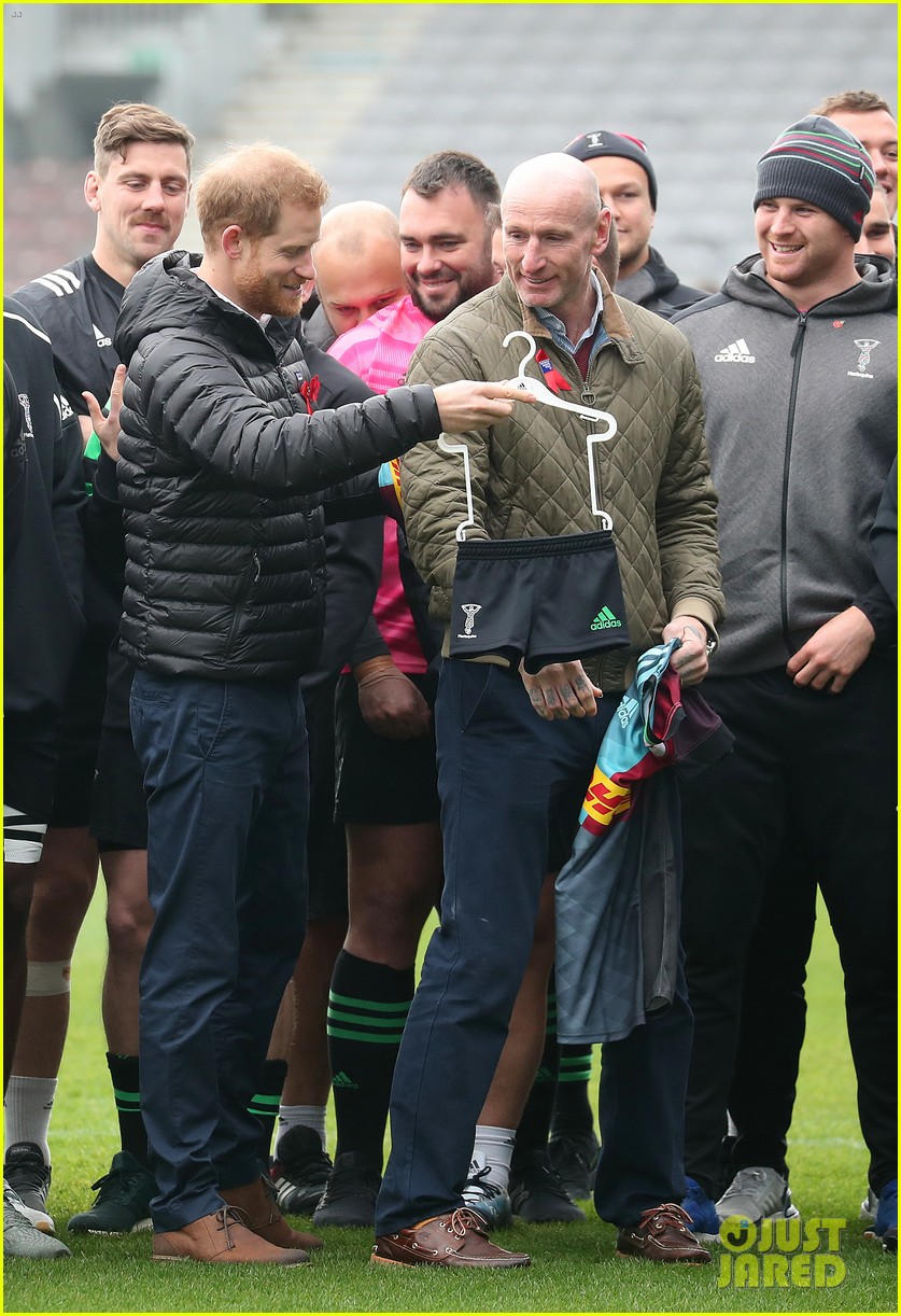 Prince Harry Teams Up With Rugby Star Gareth Thomas to Raise Awareness ...