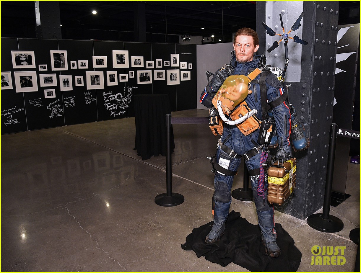 Norman Reedus Celebrates 'Death Stranding' Art Exhibit Opening!: Photo ...