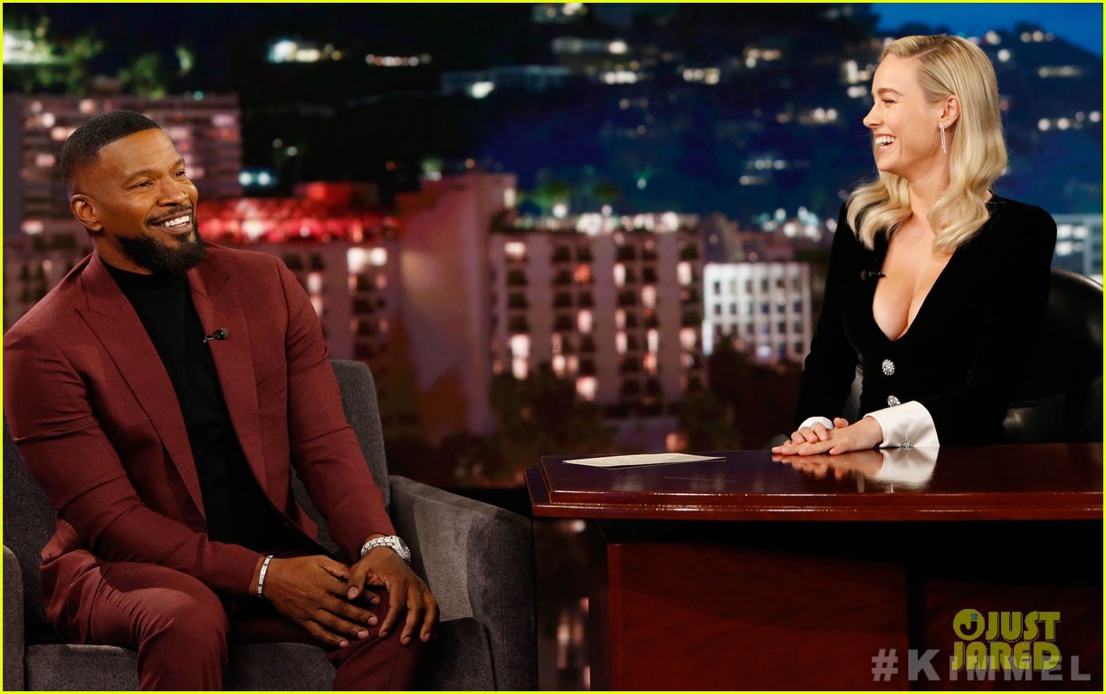 Brie Larson Tells Jamie Foxx She Was Totally Convinced He Was Mr. Fox ...