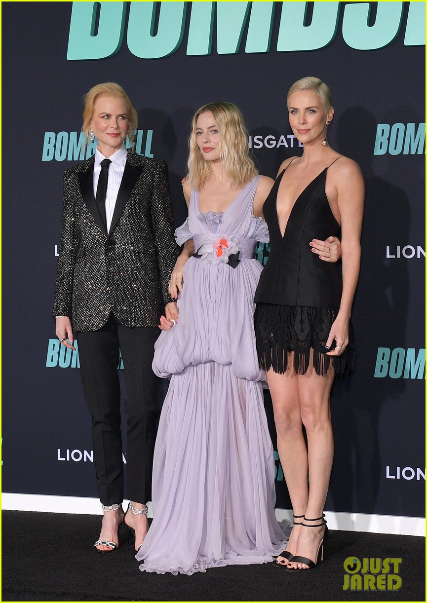 Margot Robbie, Nicole Kidman, & Charlize Theron Slay at 'Bombshell' LA ...