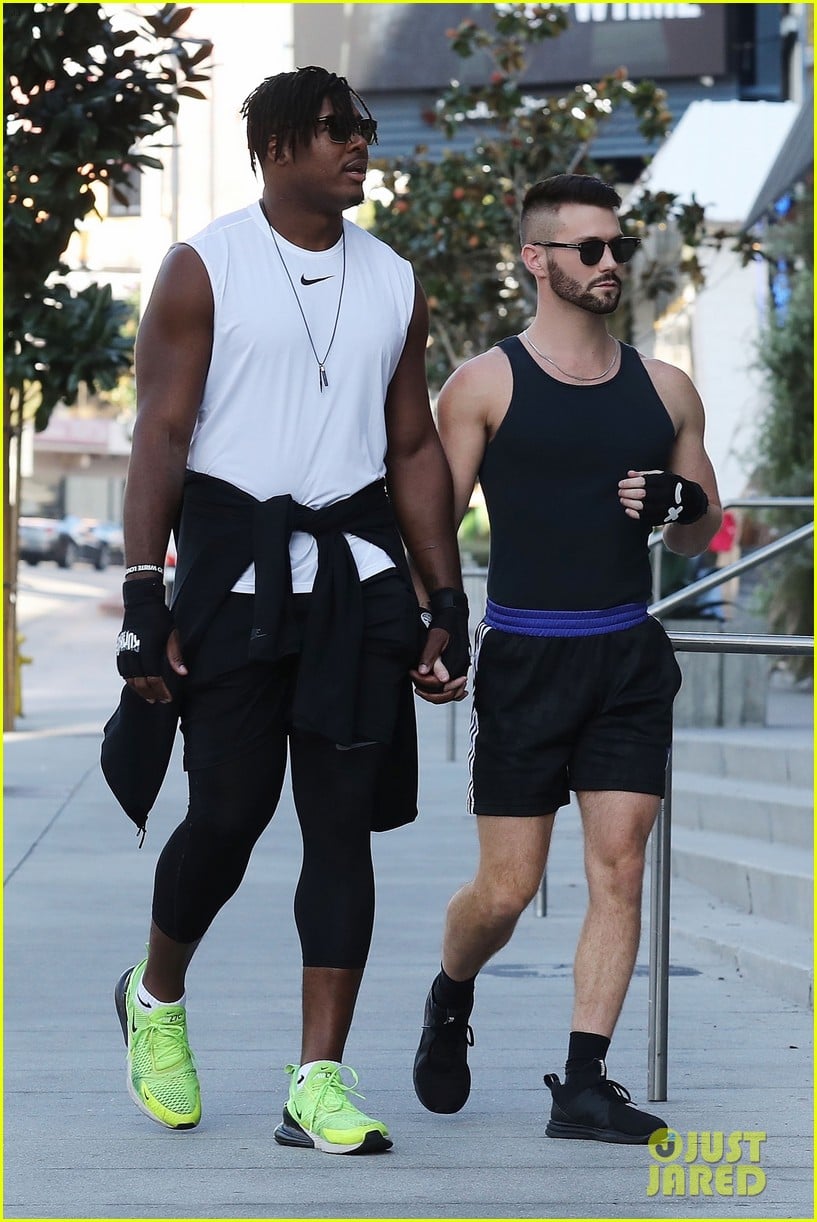 NFL Player Ryan Russell & Boyfriend Corey O'Brien Show Off PDA Ahead of ...