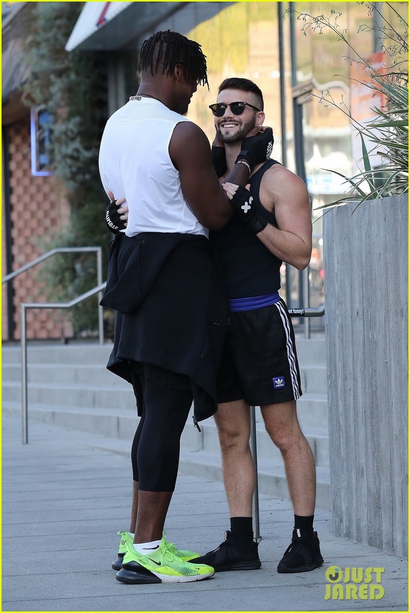 NFL Player Ryan Russell & Boyfriend Corey O'Brien Show Off PDA Ahead of ...