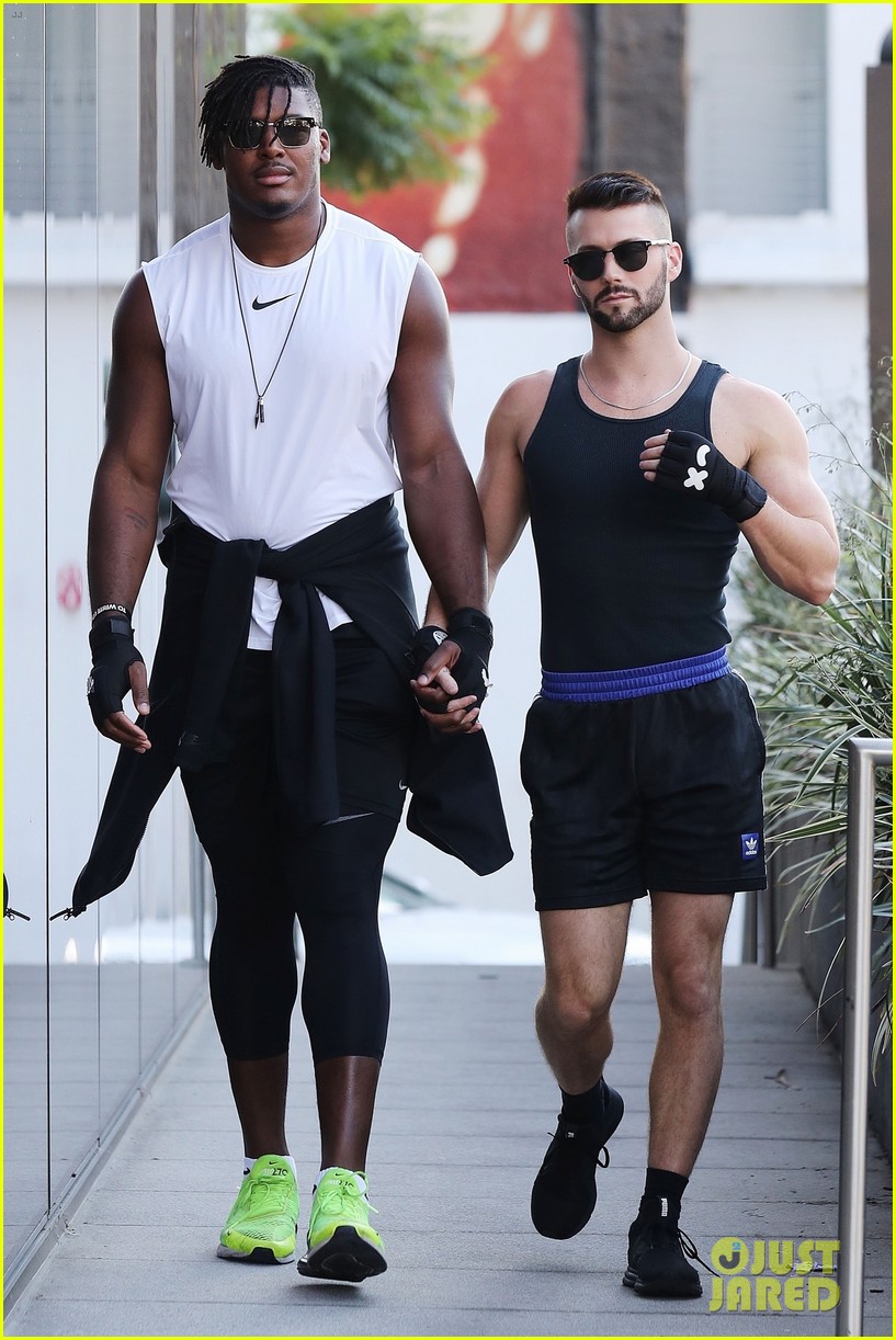 NFL Player Ryan Russell & Boyfriend Corey O'Brien Show Off PDA Ahead of ...