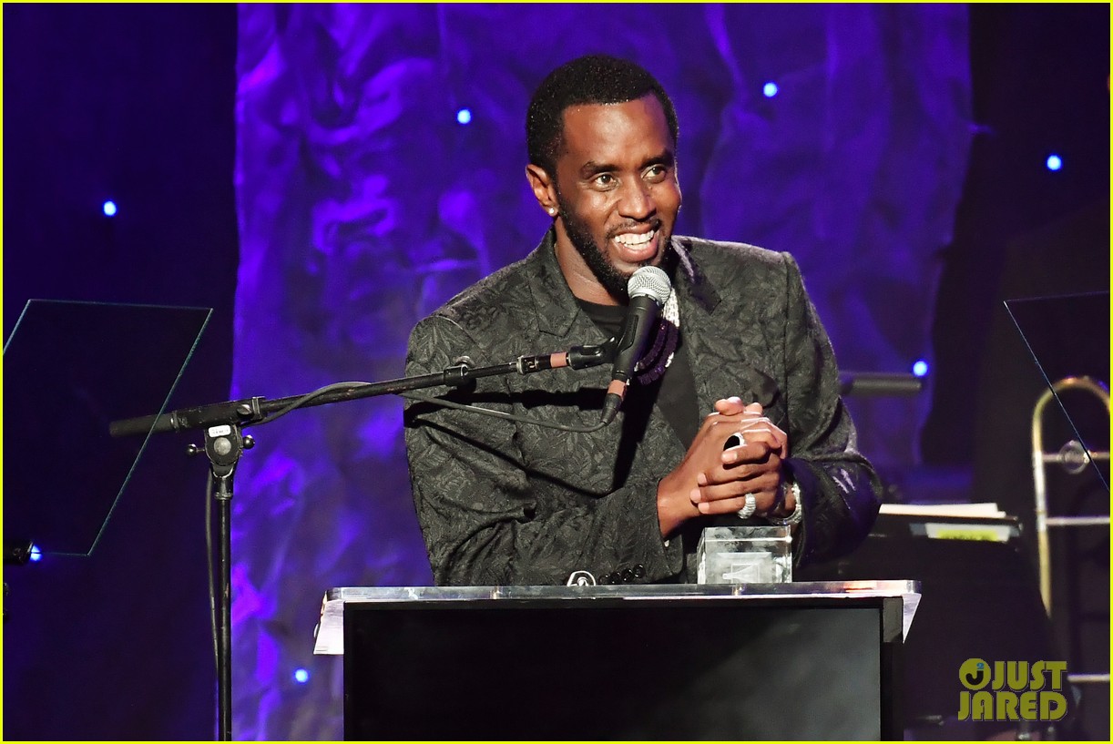 Diddy is Joined by All Six Kids While Being Honored at Clive Davis' Pre ...