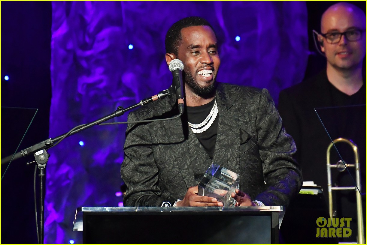 Diddy is Joined by All Six Kids While Being Honored at Clive Davis' Pre ...