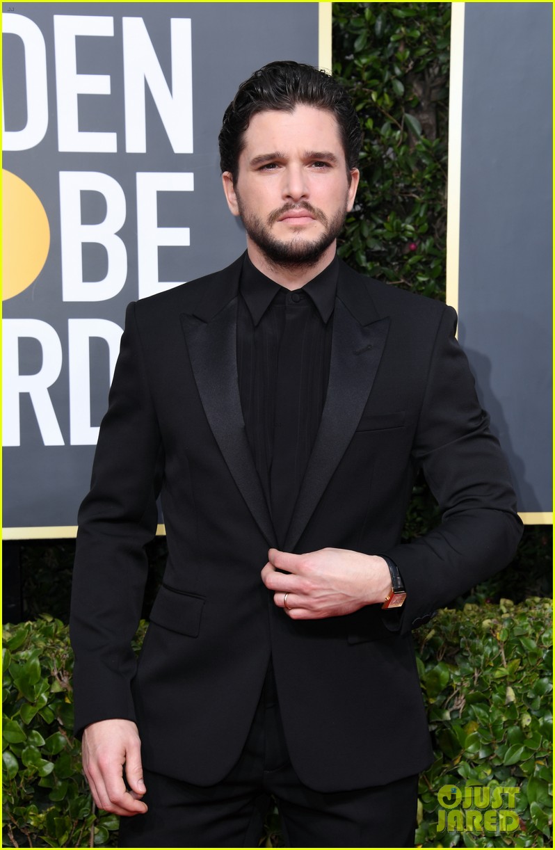 Kit Harington & Wife Rose Leslie Couple Up at Golden Globes 2020 ...