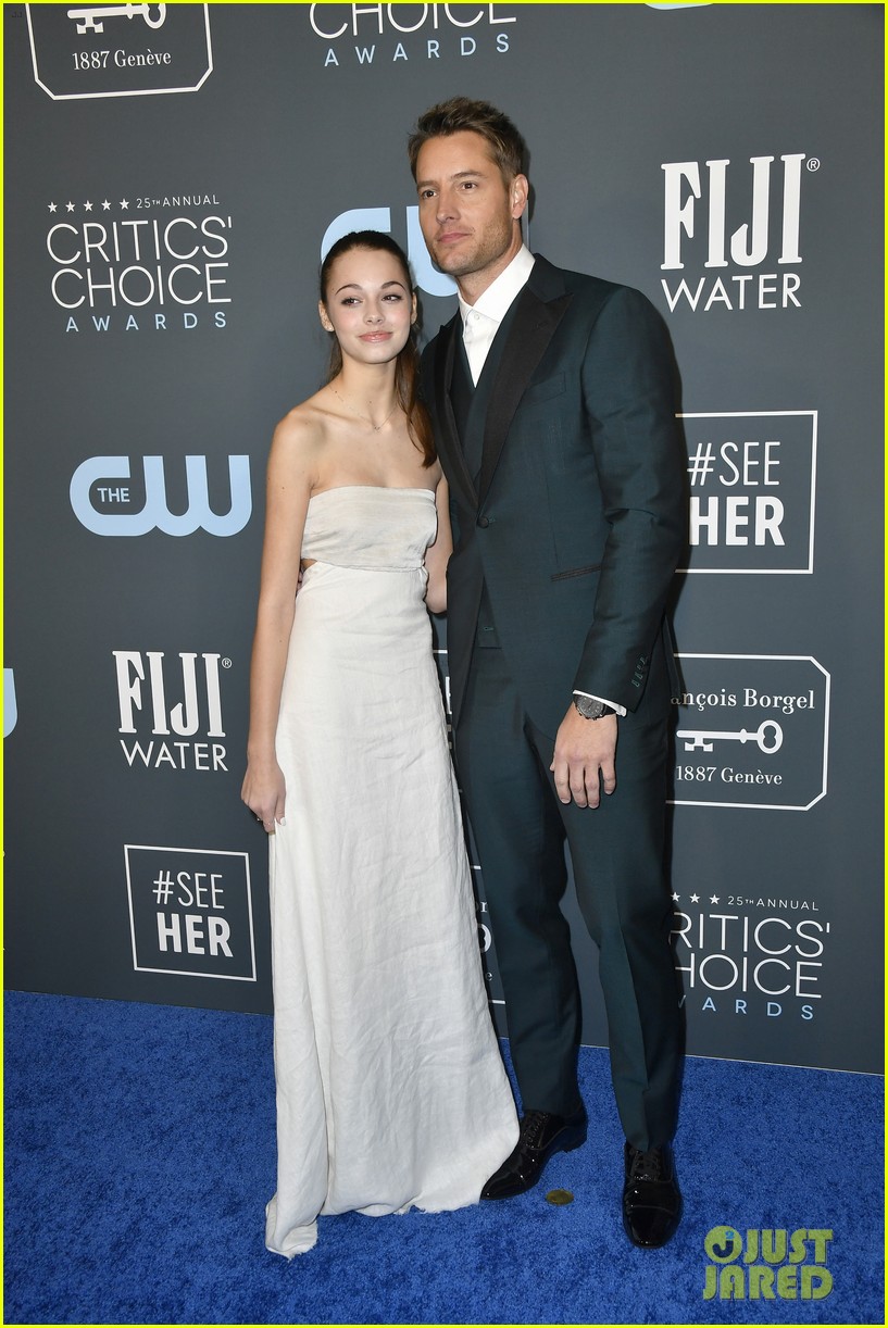 Justin Hartley Brings Daughter Isabella, 15, to Critics' Choice 2020 ...
