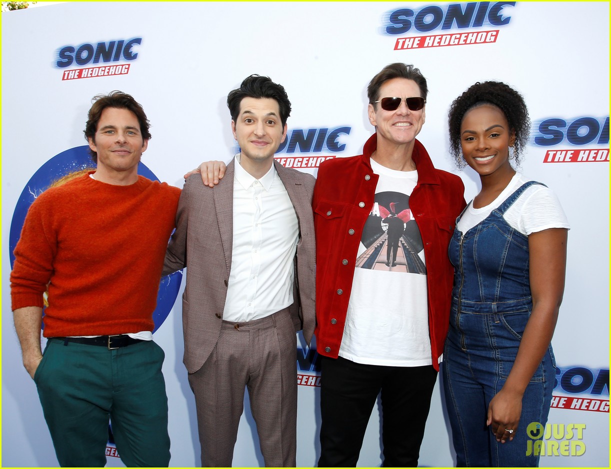 James Marsden Brings Son William & Daughter Mary to 'Sonic The Hedgehog ...