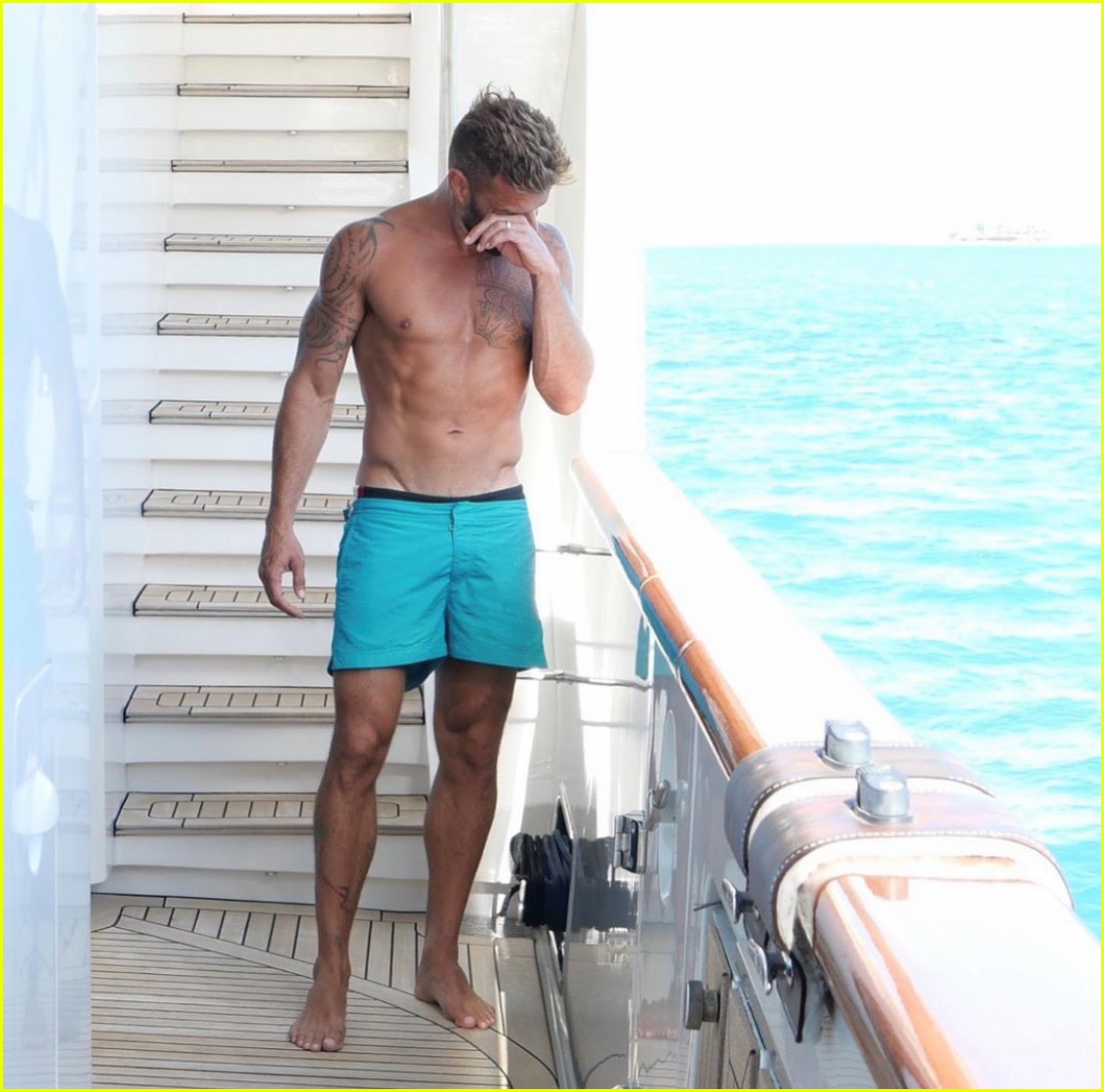 Ricky Martin Looks So Hot in These Shirtless Vacation Photos!: Photo ...