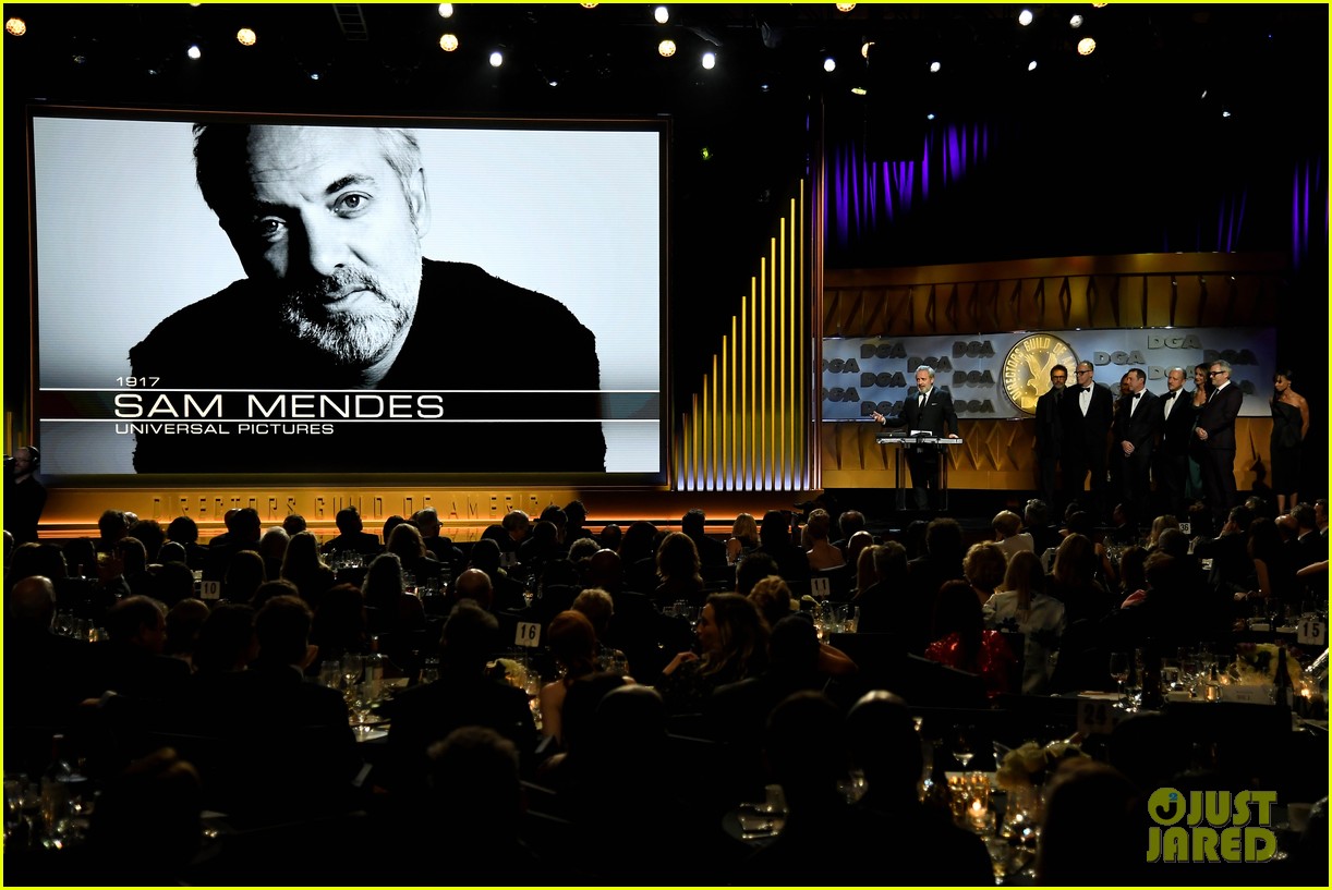 Sam Mendes Wins Best Director at DGA Awards 2020, '1917' Stars Step Out ...