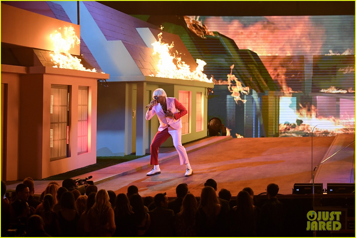 Tyler The Creator Puts On Explosive 'Earfquake' Performance at Grammys ...