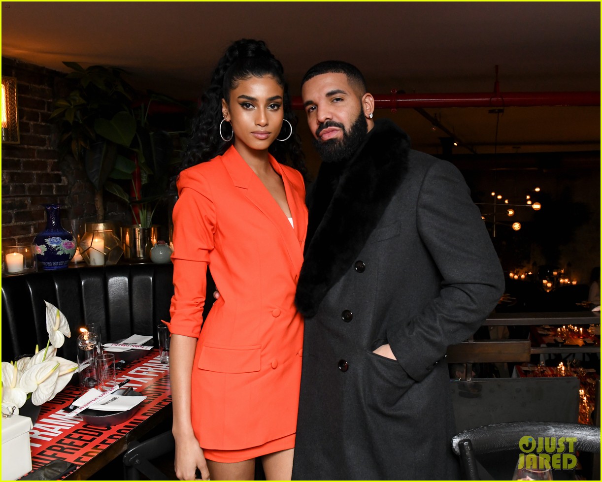Drake Supports Model Imaan Hammam at Frame's NYFW Party: Photo 4432888 ...