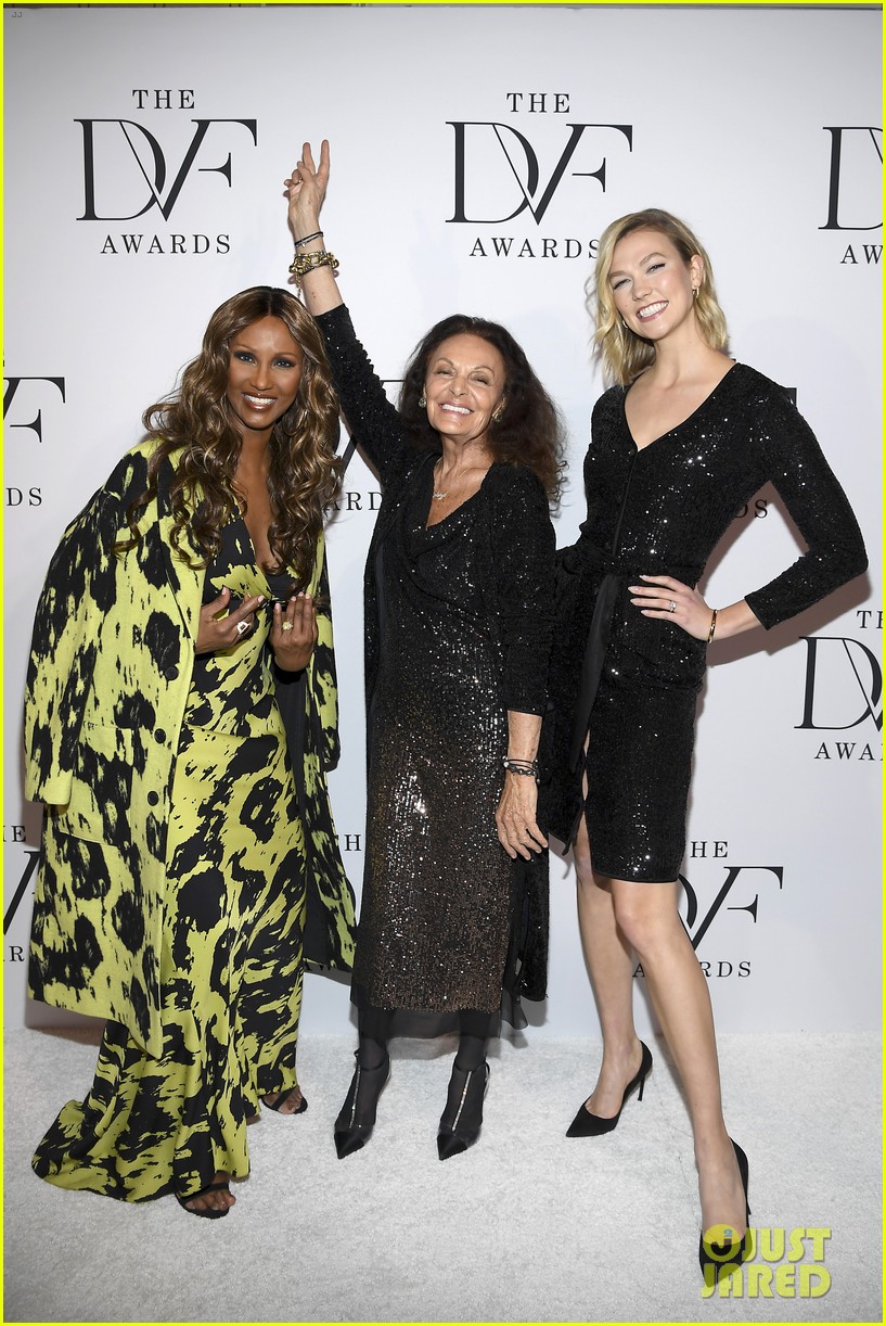 Karlie Kloss Helps Diane von Furstenberg Honor Iman at DVF Awards 2020 ...