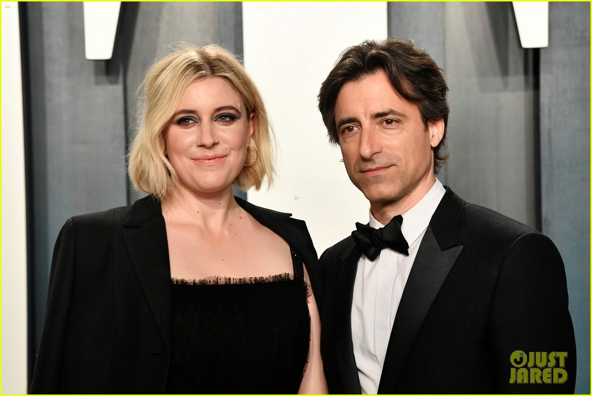 Greta Gerwig is Joined by Friends in Coordinating Outfits at Vanity ...