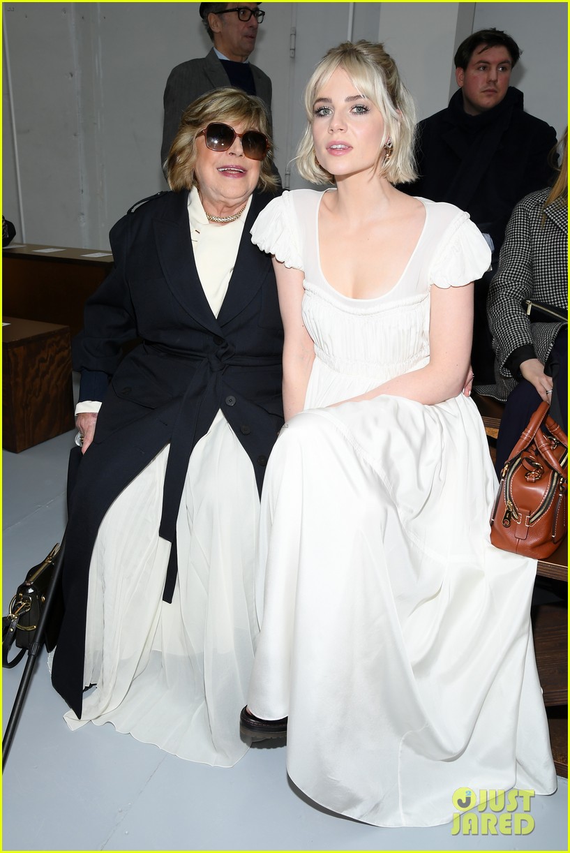 Katie Holmes, Lucy Boynton & Kate Bosworth Sit Front Row at Chloe Paris ...