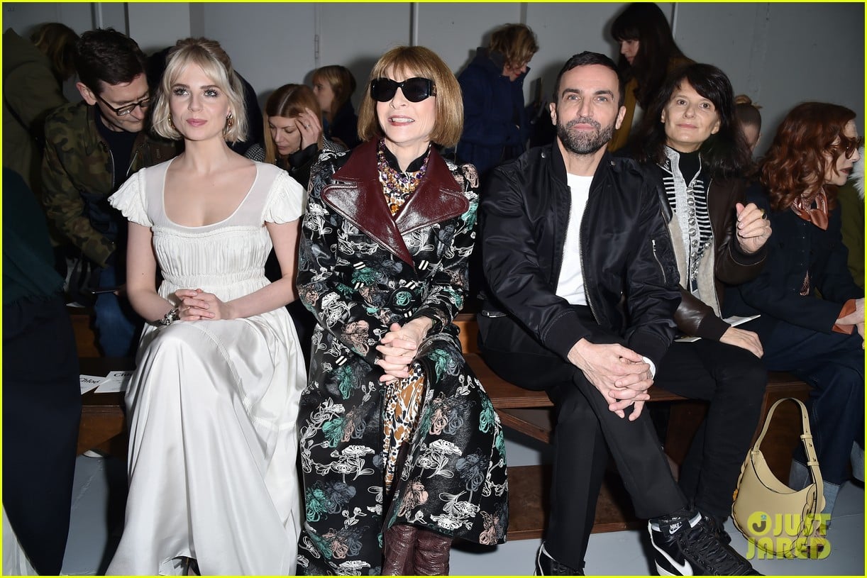 Katie Holmes, Lucy Boynton & Kate Bosworth Sit Front Row at Chloe Paris ...
