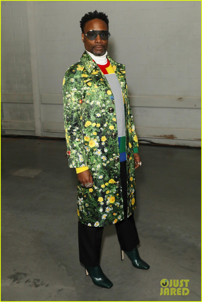 Billy Porter & Maisie Williams Buddy Up at Christopher Kane Fashion ...