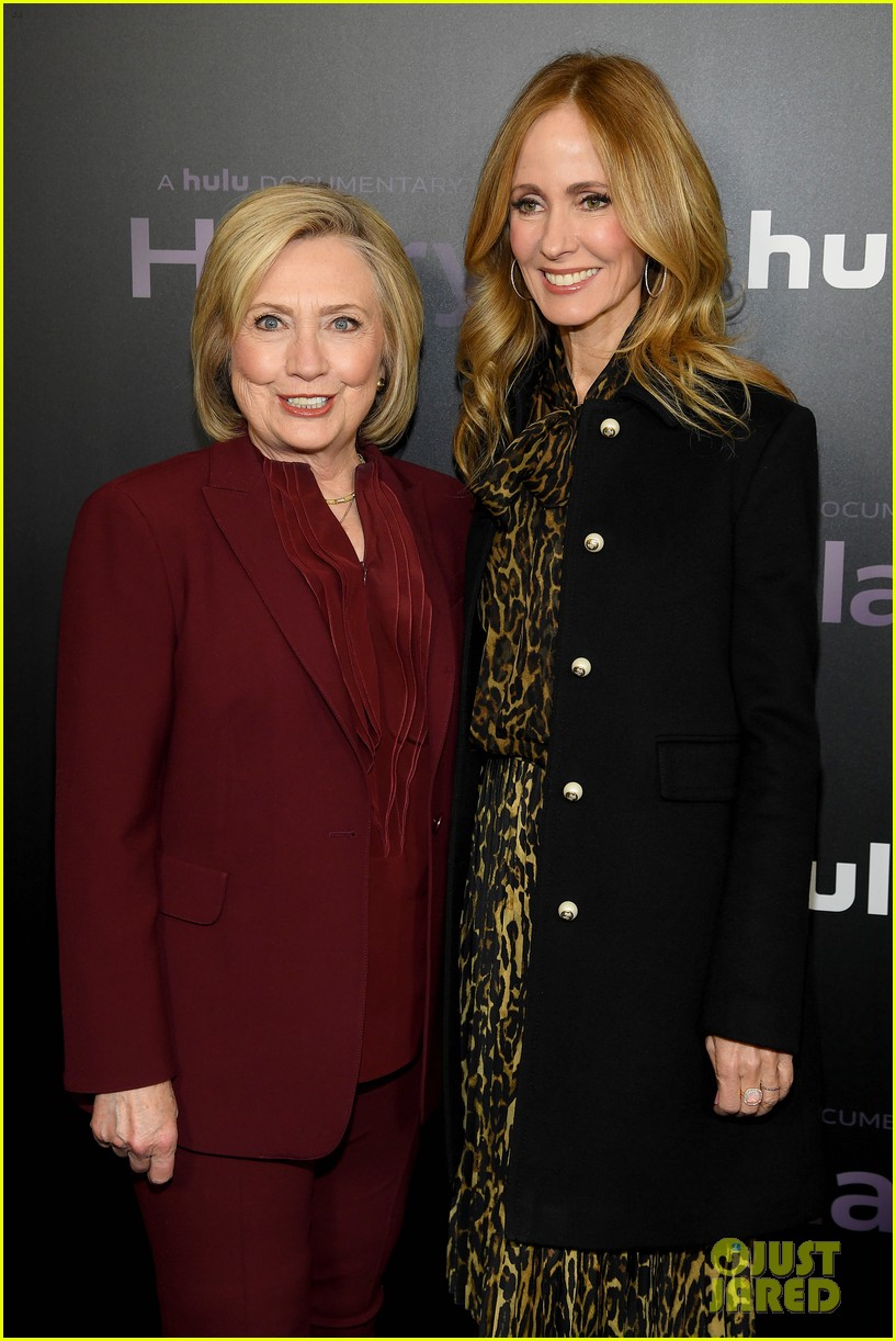 Hillary Clinton Rocks Red Suit at Hulu's 'Hillary' Premiere in NYC ...