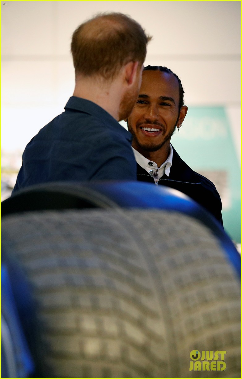 Prince Harry Beats Lewis Hamilton in Pit Stop Test During Silverstone ...