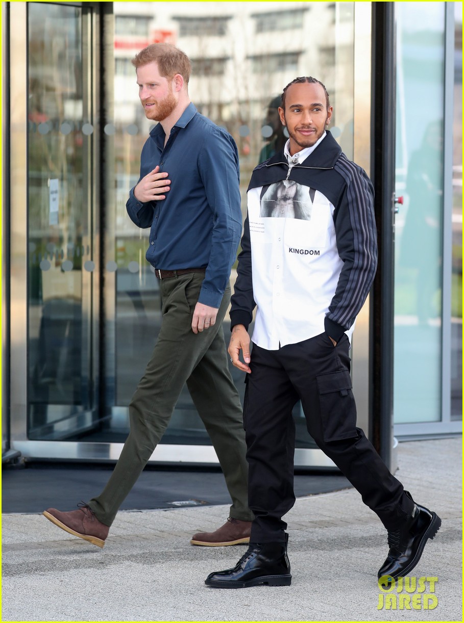 Prince Harry Beats Lewis Hamilton in Pit Stop Test During Silverstone ...