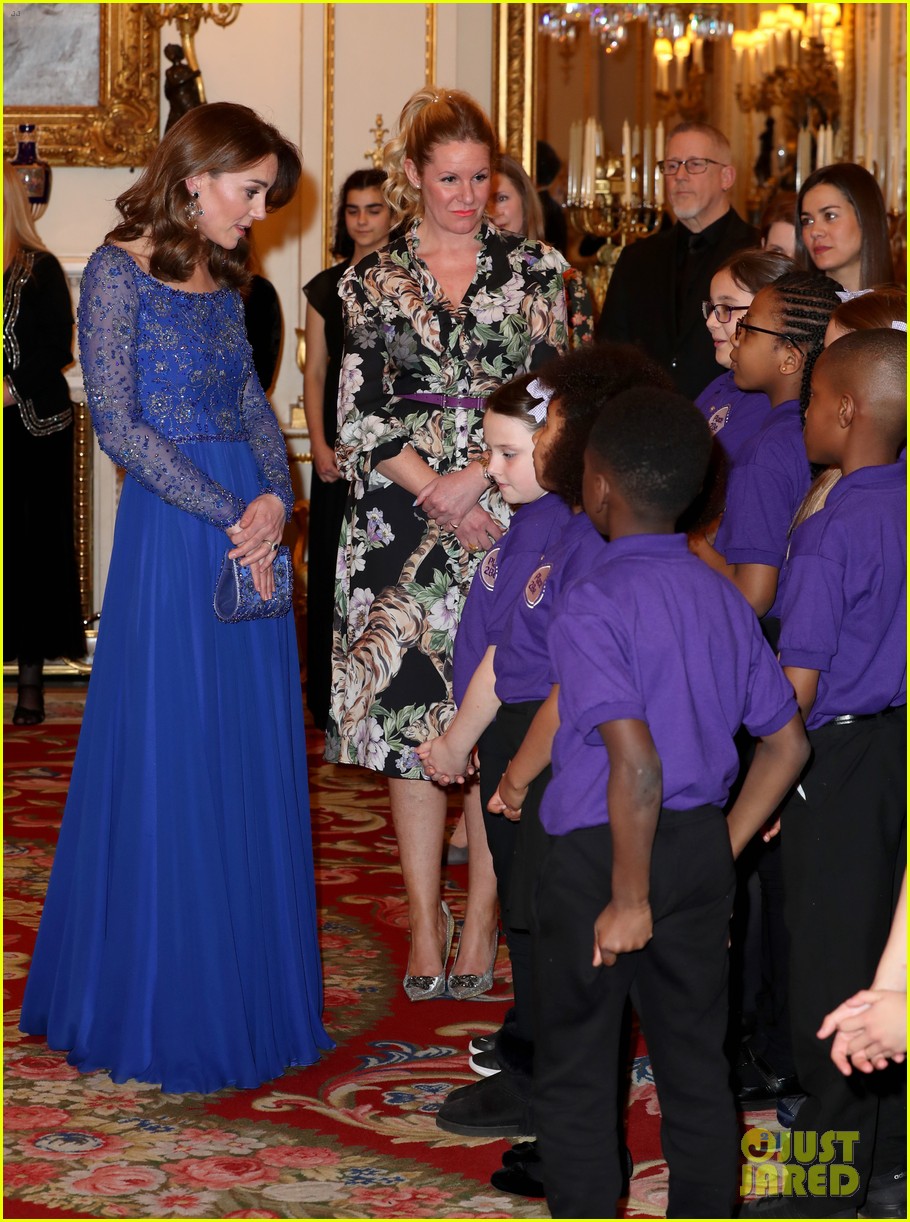 Duchess Kate Middleton Is a Vision in Blue at Place2Be's 25th ...